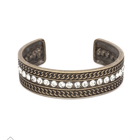 paparazzi | Jewelry | Paparazzi Grit Goals Brass | Poshmark